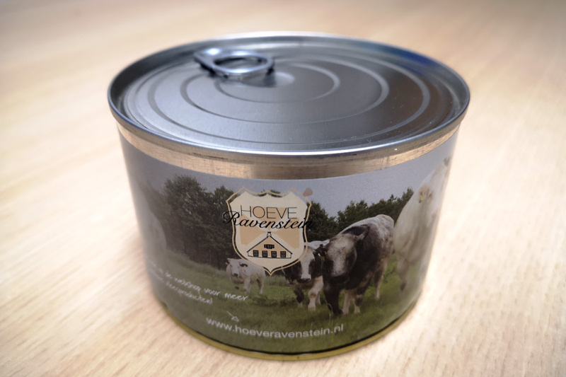Stoofvlees in blik hachee - Hoeve Ravenstein